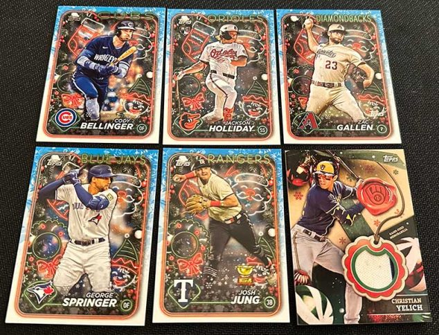 2024 Topps Holiday Baseball Box Break, Review, Breakdown
