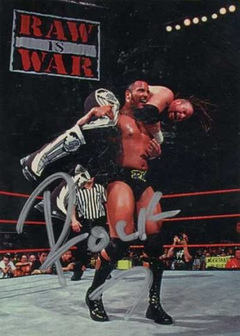 The Rock Autographs in 2025 Topps Chrome WWE