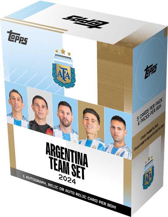 2024-25 Topps Argentina Team Set Checklist, Box Info, Details