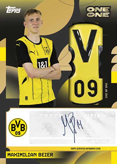 2024-25 Topps Borussia Dortmund Team Set Checklist, Box Info