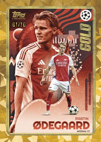 2024-25 Topps Gold UEFA Club Competitions Checklist, Box Info