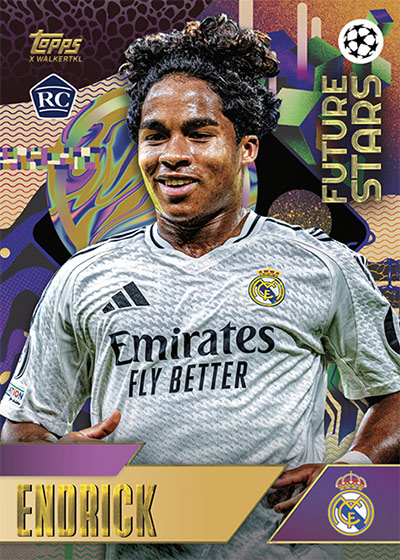2024-25 Topps Gold UEFA Club Competitions Checklist, Box Info
