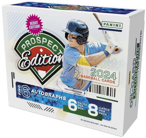 2024 Panini Prospect Edition Baseball Checklist, Teams, Box Info