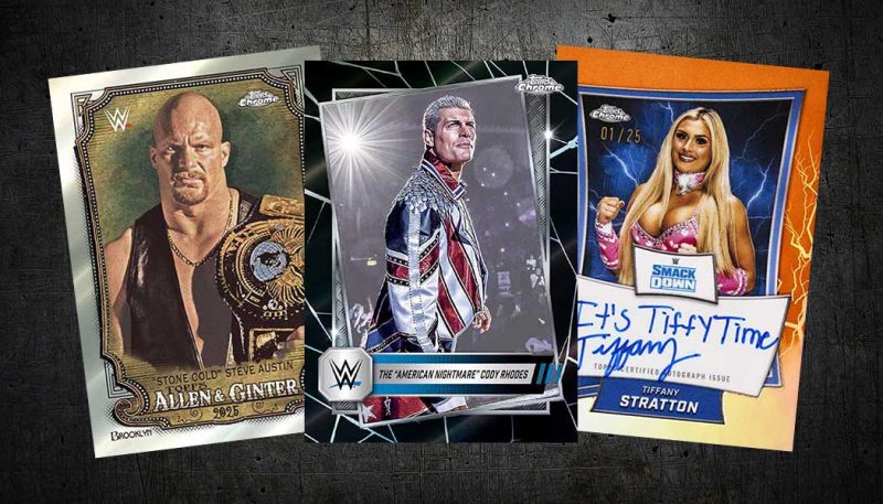 The Rock Autographs in 2025 Topps Chrome WWE