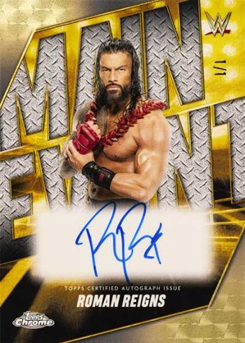 2025 Topps Chrome WWE Checklist, Box Breakdowns, Details