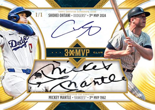 2025 Topps Welcome to the Club: 3X MVP Baseball Checklist, Info