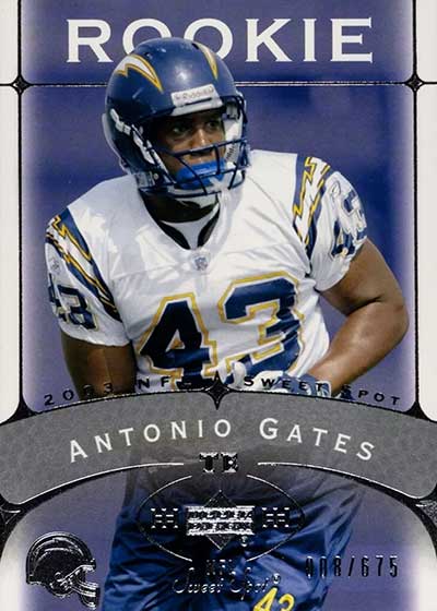 Antonio Gates Rookie Card Guide and Checklist