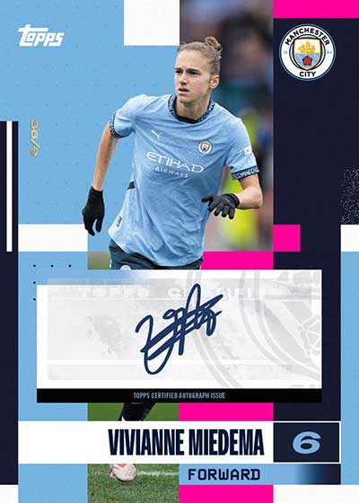 2024-25 Topps Manchester City FC Team Set Checklist, Box Info
