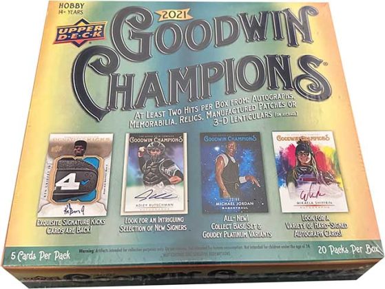 2021 Upper Deck Goodwin Champions Box Break and Review