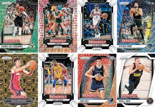 2024-25 Panini Prizm Monopoly Basketball Checklist, Box Info