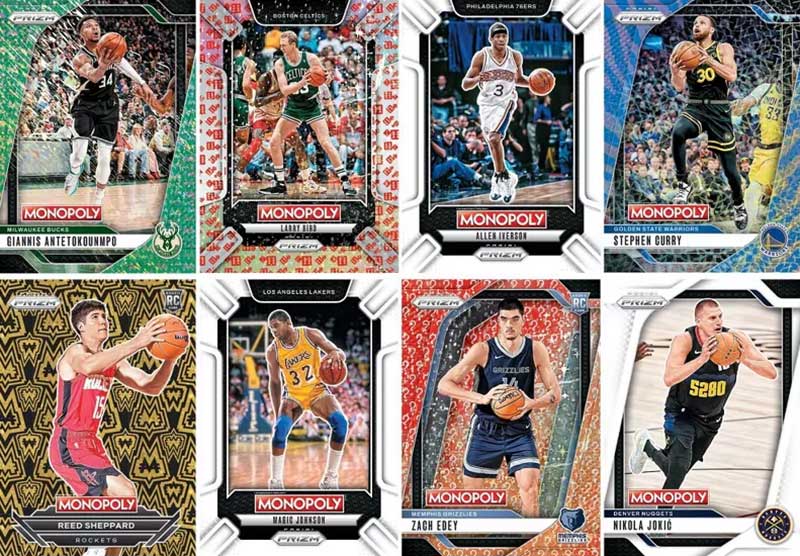 2024-25 Panini Prizm Monopoly Basketball Checklist, Team Set Lists and – Poom Breaks