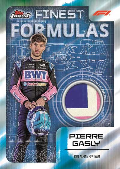 2024 Topps Finest Formula 1 Checklist, Hobby Box Info, Details