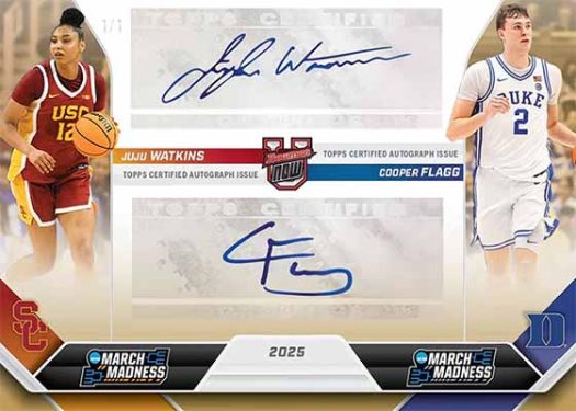 2025 Bowman U Now March Madness Basketball Checklist, Info
