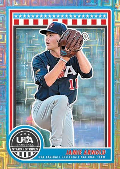 2025 Panini Stars & Stripes USA Baseball Checklist, Box Info