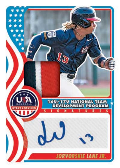 2025 Panini Stars & Stripes USA Baseball Checklist, Box Info