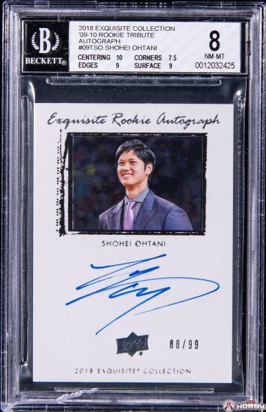 Graded: 2018 Exquisite Collection ’09-10 Rookie Tribute Shohei Ohtani ...