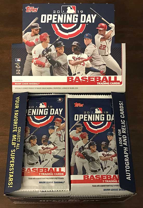2019 Topps Opening Day Baseball Box Break, Review, Breakdown