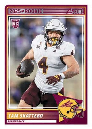 2025 Score Football Checklist, Hobby Box Breakdown, Details