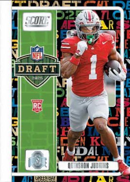 2025 Score Football Checklist, Hobby Box Breakdown, Details