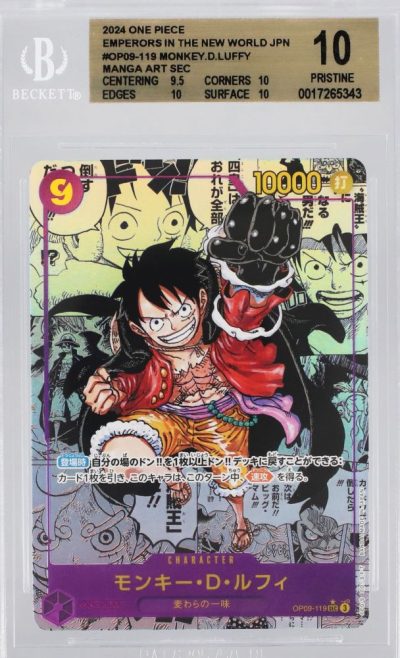 A First in TCG: Beckett Grades One Piece Worlds Prize Cards with Custom ...