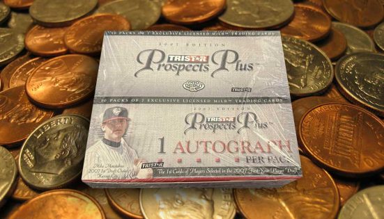 Cheap Wax Wednesday Box Breaks: 2007 Tristar Prospects Plus Baseball ...
