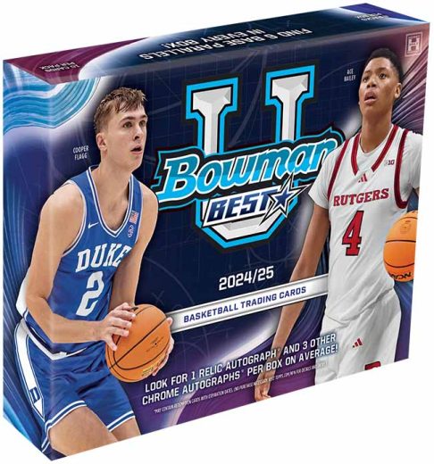 2024-25 Bowman Best University Basketball Checklist, Box Info