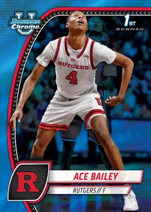 2024-25 Bowman Chrome Sapphire University Basketball Checklist