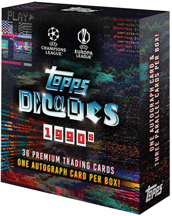 2025 Topps Decades 1990s UEFA Club Competitions Checklist