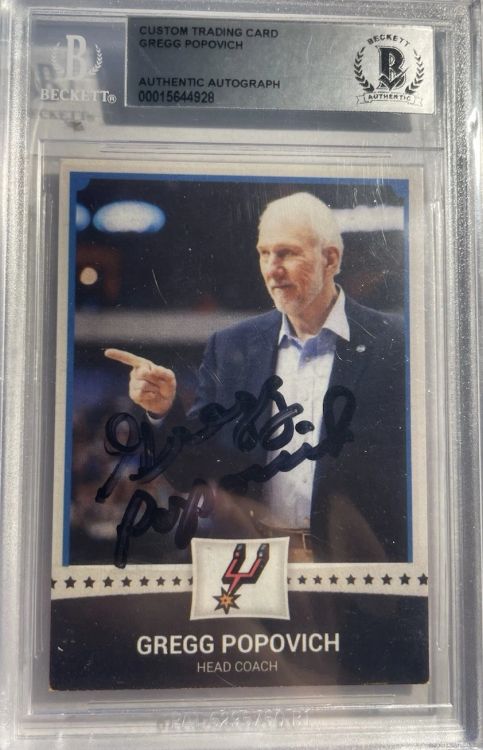 Collectors Responding to Spurs Head Coach Gregg Popovich Retiring ...
