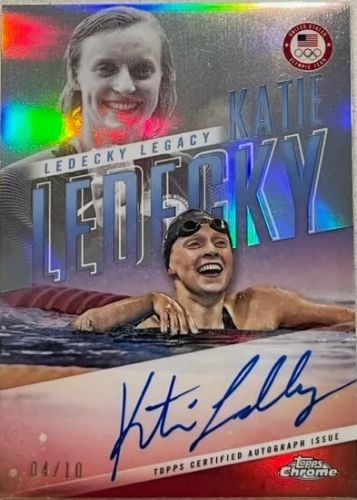 Katie Ledecky in Summer Olympics Form, and Her Cards are Selling ...