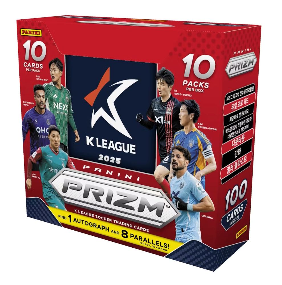 2025 Panini Prizm K League Checklist, Team Set Lists and Box Info