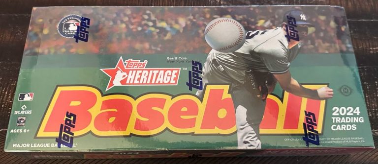 2024 Topps Heritage Baseball Checklist, Teams, Box Info, Odds