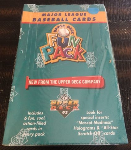 CHEAP WAX WEDNESDAY BOX BREAKS: 1993 UPPER DECK FUN PACK BASEBALL ...
