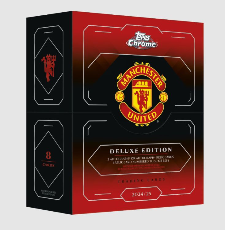 2024-25 Topps Chrome Deluxe Edition Manchester United Checklist