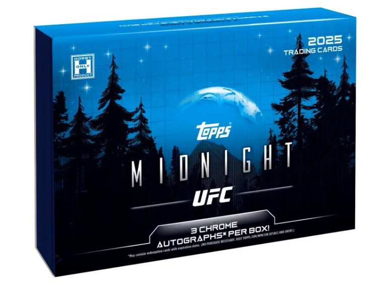 2025 Topps Midnight UFC Checklist, Hobby Box Info, Odds, Details