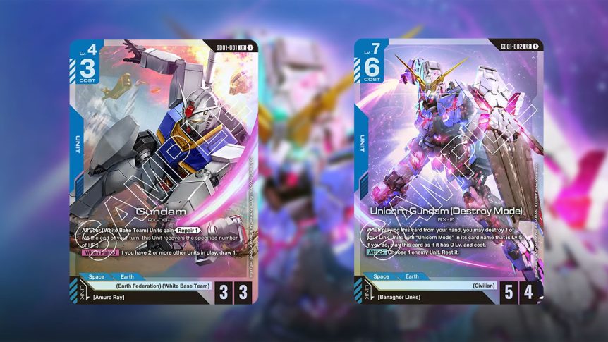 Gundam Card Game Heroic Beginnings Starter Deck Checklist: ST01 Card ...