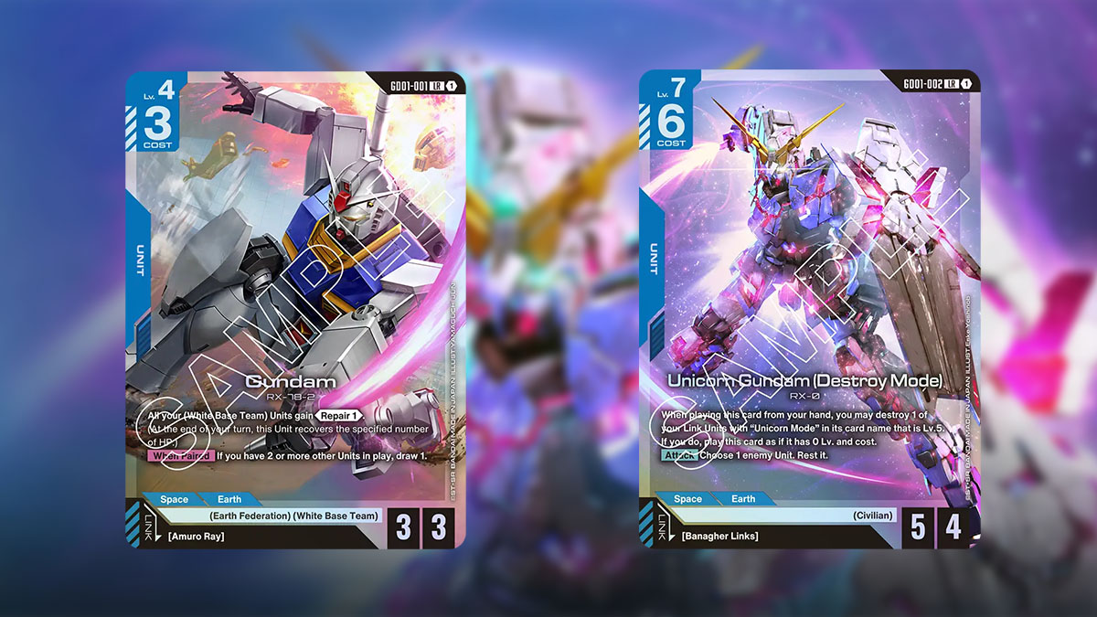 Gundam Card Game Heroic Beginnings Starter Deck Checklist: ST01 Card List - Beckett News