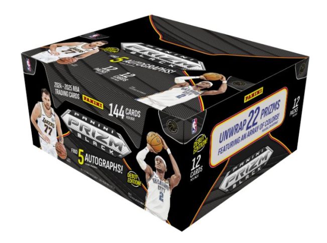 2024-25 Panini Prizm Black Basketball Checklist Details, Box Info
