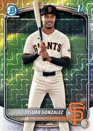 2025 Bowman Chrome Mega Box Baseball Checklist, Box Details