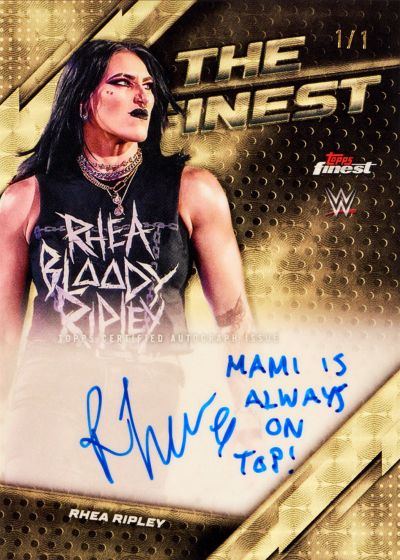 2025 Topps Finest WWE Checklist Details, Set Details