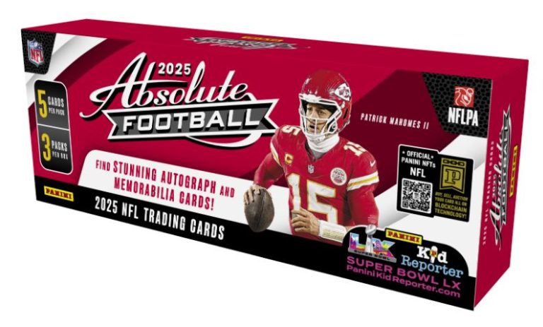 2025 Panini Absolute Football Checklist Details, Hobby Box Info