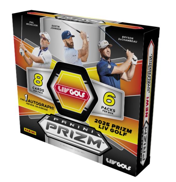 2025 Panini Prizm LIV Golf Checklist, Team Set Lists, Details