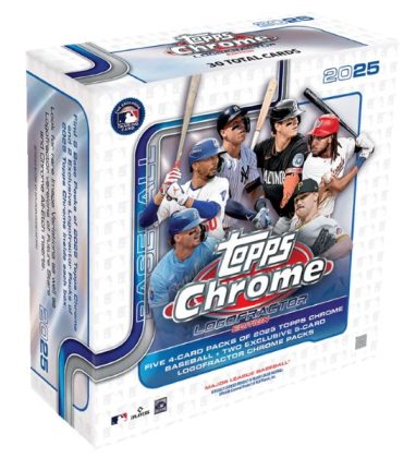 2025 Topps Chrome Logofractor Baseball Checklist, Box Info
