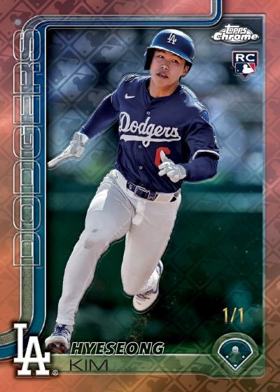 2025 Topps Chrome Logofractor Baseball Checklist, Box Info
