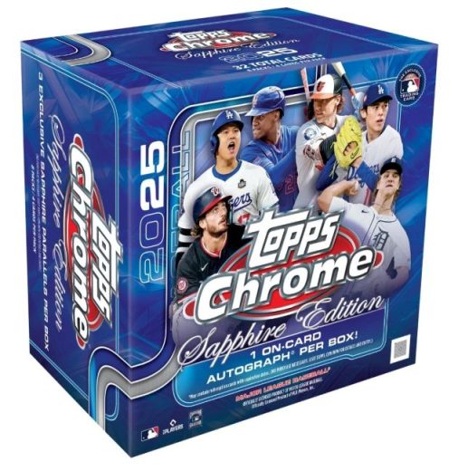 2025 Topps Chrome Sapphire Baseball Checklist, Team Set Lists