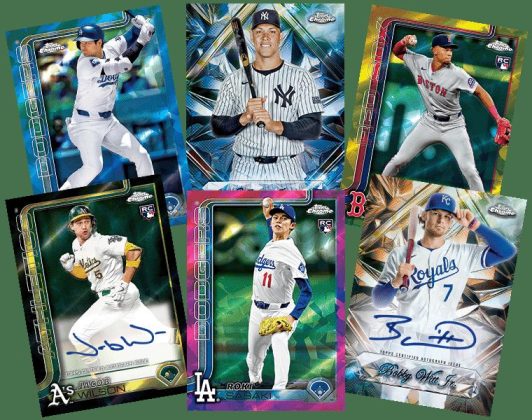 2025 Topps Chrome Sapphire Baseball Checklist, Team Set Lists