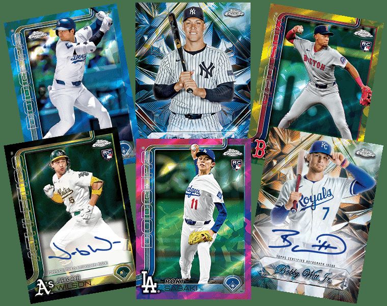 2025 Topps Chrome Sapphire Baseball Checklist, Team Set Lists
