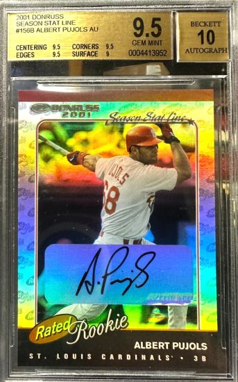 Top Five Most Valuable Albert Pujols Rookie Cards - Beckett News