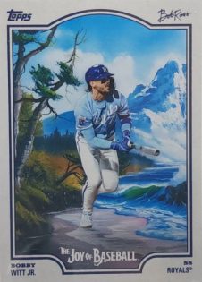 2025 Topps x Bob Ross Baseball Variations Guide, SSP Gallery