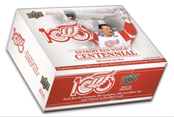 2025-26 Upper Deck Detroit Red Wings Centennial Box Set Checklist